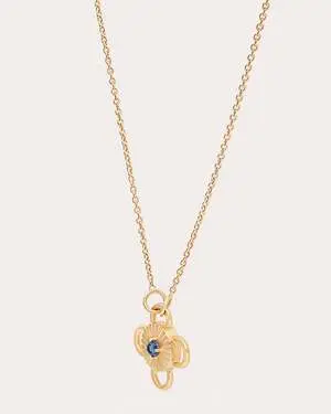 ROUVENAT Sapphire And 18k Baby Bolt Pendant Necklace