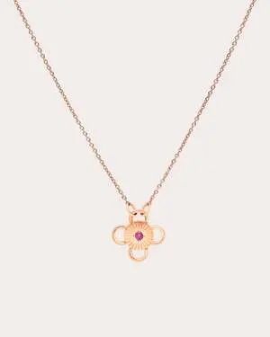 ROUVENAT Baby Bolt Pendant Necklace - Pink