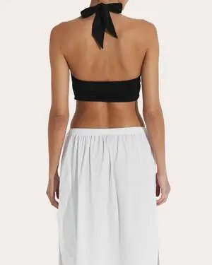SEAQUELLE SWIM Drift Cotton Maxi Skirt