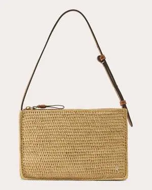 Helen Kaminski Kumana Crocheted Raffia Crossbody Bag