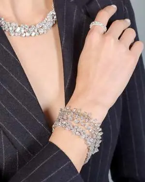 ANABELA CHAN Diamond Milky Way Vermeil Ring - Silver