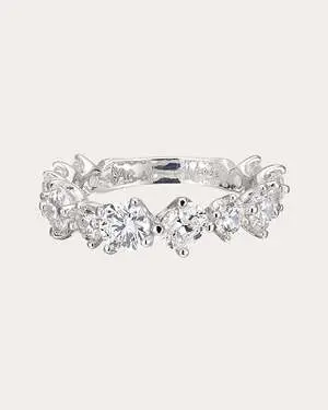 ANABELA CHAN Diamond Milky Way Vermeil Ring - White