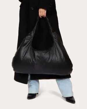 W 78 ST Large Cloud Leather Shoulder Bag