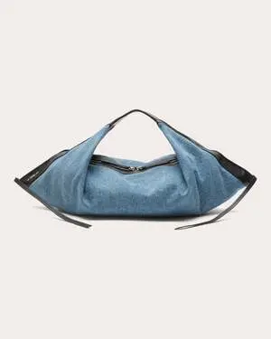 3.1 Phillip Lim Luna Folded Denim Handbag - Blue