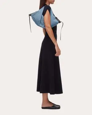 3.1 Phillip Lim Luna Folded Denim Handbag - Blue