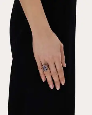 NANIS Italian Jewels Gemstone 18k Gold Reversible Ring