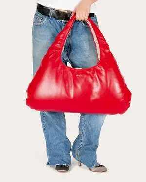 W 78 ST Large Cloud Leather Shoulder Bag