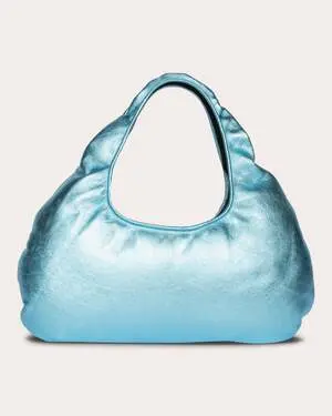 W 78 ST Medium Cloud Pearlescent Leather Shoulder Bag