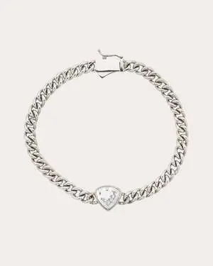 Moritz Glik Diamond & 18k Gold Unidinho Shaker Link Bracelet - White