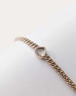 Moritz Glik Diamond & 18k Gold Unidinho Shaker Link Bracelet - White