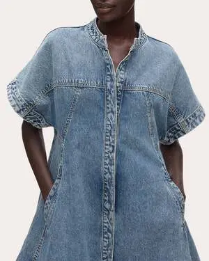 3.1 Phillip Lim Denim Trapeze Dress