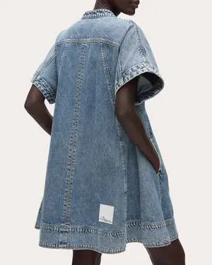 3.1 Phillip Lim Denim Trapeze Dress