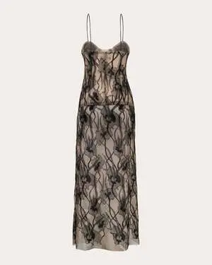 BYVARGA Melanie Floral Lace Bustier Maxi Dress