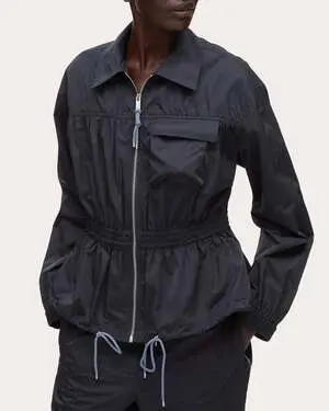 3.1 Phillip Lim Ripstop Shirred Drawstring Jacket - Blue