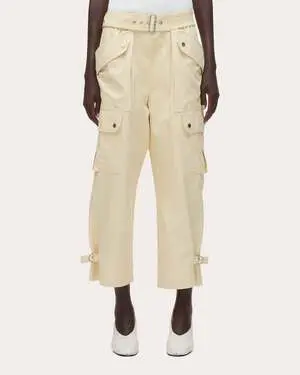 3.1 Phillip Lim Twill Cargo Pants - Neutral