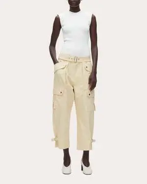 3.1 Phillip Lim Twill Cargo Pants - Neutral