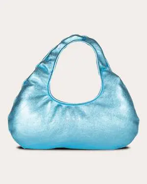 W 78 ST Micro Cloud Pearlescent Leather Tote