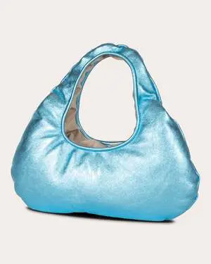 W 78 ST Micro Cloud Pearlescent Leather Tote