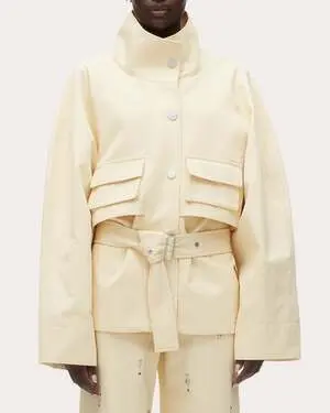 3.1 Phillip Lim Belted Utility Jacket - Yellow