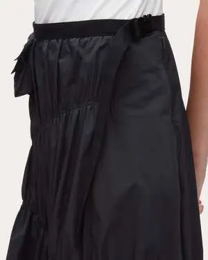3.1 Phillip Lim Ripstop Shirred Asymmetric Skirt - Blue