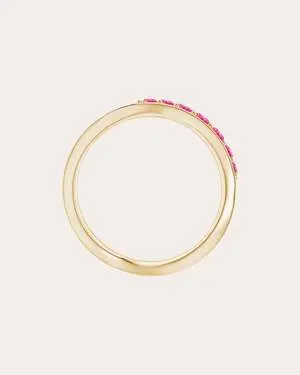 Natori Sapphire And 14k Gold Shangri-la Ring