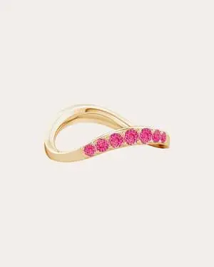 Natori Sapphire And 14k Gold Shangri-la Ring