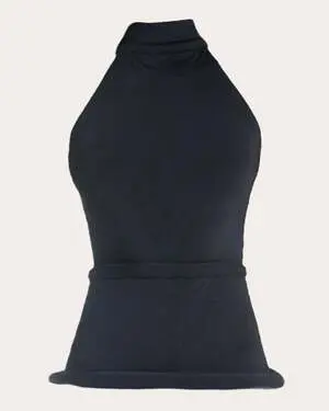 Francisco Arce Mar Rolled Mock Neck Top