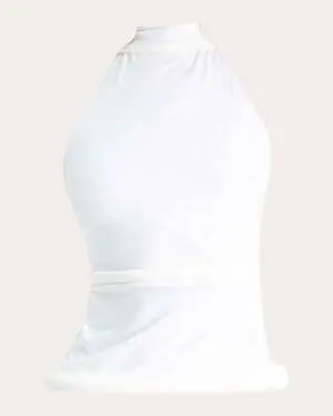 Francisco Arce Mar Rolled Mock Neck Top