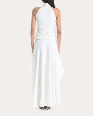 Francisco Arce Mar Rolled Mock Neck Top