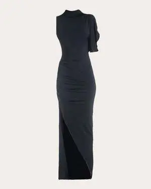 Francisco Arce Ophi Asymmetric Gathered Gown