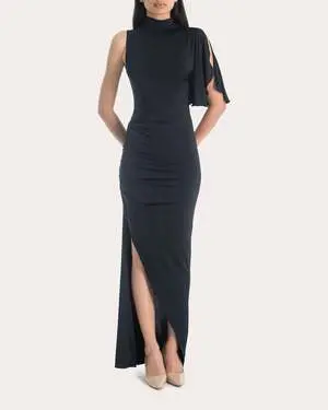 Francisco Arce Ophi Asymmetric Gathered Gown