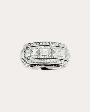 STATEMENT Diamond Rockaway Spinner Ring - Silver