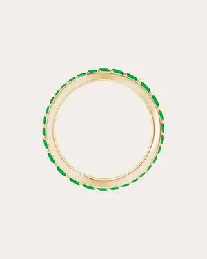 Natori Tsavorite & 14k Gold Shangri-la Ring