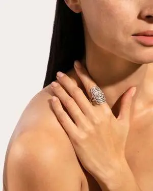 STATEMENT Diamond My Way Ring - Silver