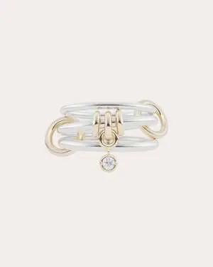 SPINELLI KILCOLLIN Diamond & 18k Gold Piera Ring - Silver