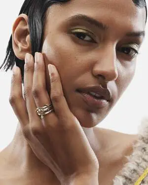 SPINELLI KILCOLLIN Diamond & 18k Gold Piera Ring - Silver