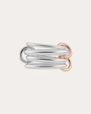 SPINELLI KILCOLLIN 18k Gold Tri-tone Sagittarius Ring - Silver