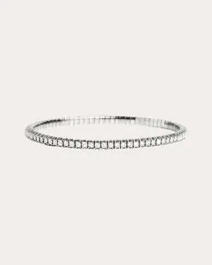 STATEMENT Anyway Diamond Bangle - Silver