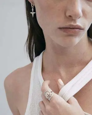 STATEMENT Diamond And 18k Rose Gold My Way Ring - Pink/silver