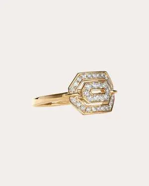 STATEMENT Diamond And 18k Mini My Way Ring