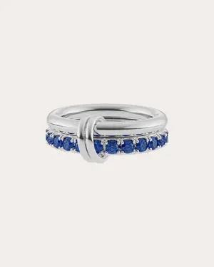 SPINELLI KILCOLLIN Sapphire & Sterling Enzo Bleu Ring - Silver