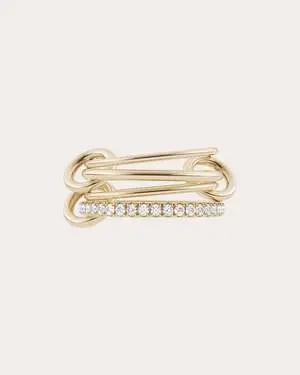 SPINELLI KILCOLLIN Diamond & 18k Pisces Pavé Ring - Gold