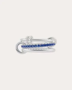 SPINELLI KILCOLLIN Diamond & Sapphire Raneth Bleu Ring