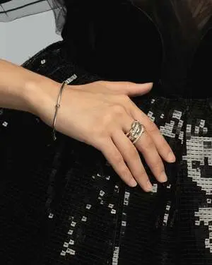 SPINELLI KILCOLLIN Diamond And 18k Gold Halley Deux Ring - Silver