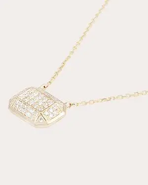 CAMPBELL + CHARLOTTE Diamond And 14k Spark Pendant Necklace - Gold