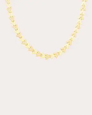 CAMPBELL + CHARLOTTE Spark Chevron Link Necklace
