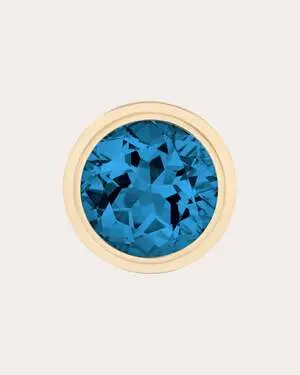 Goshwara London Topaz And 18k Gold Ring - Blue