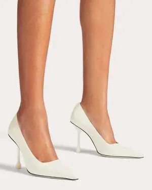 JIMMY CHOO Ixia 95 Patent-leather Pumps
