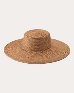 Helen Kaminski Nathalia Braided Raffia Sun Hat - Brown