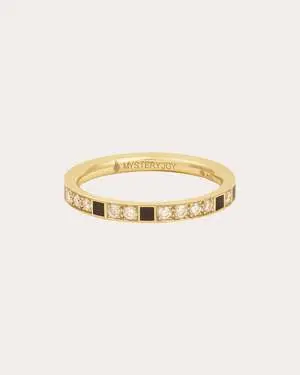 MYSTERYJOY Diamond And 18k Band Ring